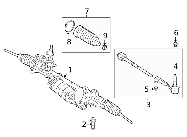 Steering Gear Electric 321040 32-10-5-A82-522 | AutoNationParts.com