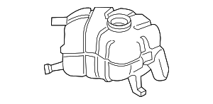 2016-2020 Ford Reservoir Tank F2GZ*8A080*B | TascaParts.com