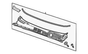 2017-2022 Buick Encore Cowl Grille 42777010 | GMPartsDirect.com