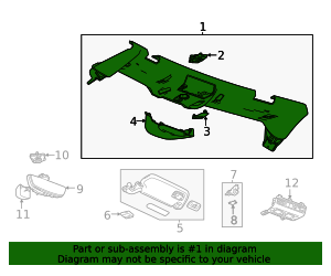 2020-2022 Chevrolet Corvette Header Trim 84797957 | AutoNationParts.com