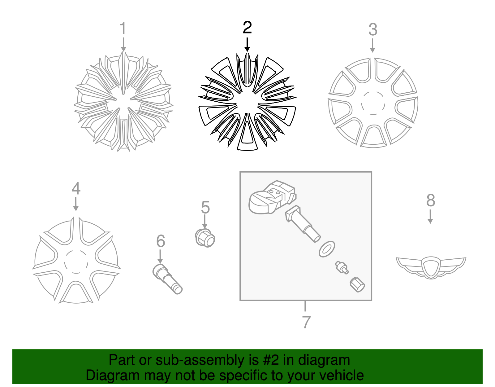 2018-2020 Genesis G80 Wheel Assembly Aluminum 52910-B1290 | Retail ...