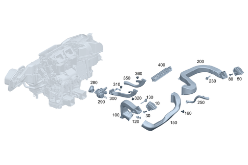 Air Ducting for 2024 Mercedes-Benz Maybach S 580 | Mercedes-Benz USA Parts