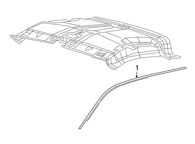 2015-2022 Ram ProMaster City Molding 68565221AA | Mopar Parts Canada