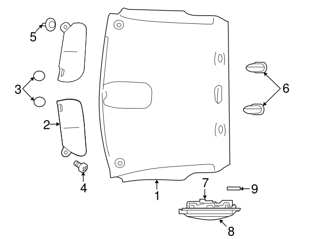 2003-2019 Mopar Lens - Driver's Side (LH) 5093413AA | TascaParts.com