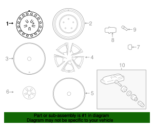 42611-12B70 - Wheel Steel 15 - 2009-2013 Toyota Corolla | OEM Genuine ...