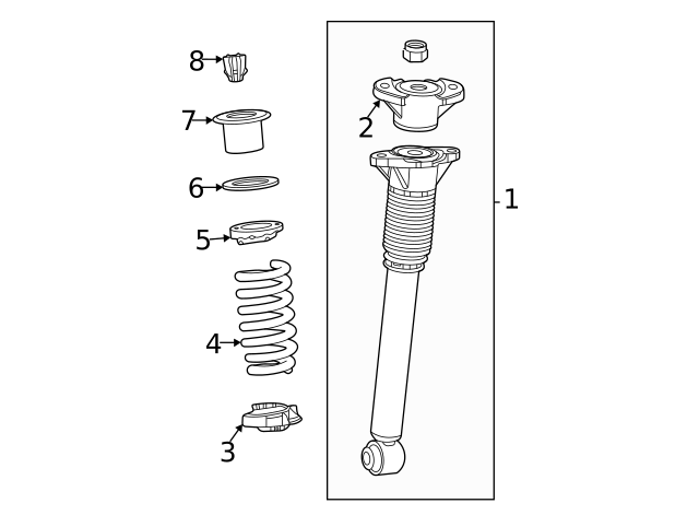 167-320-60-03 - Strut 2020-2023 Mercedes-Benz GLE 350 | MB Parts Express