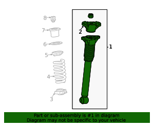 167-320-61-03 - Shock Absorber 2020-2023 Mercedes-Benz GLE 350 ...