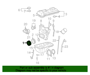 1994-2004 Toyota Crankshaft Pulley 13408-75030 | Toyota Parts Center