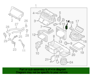 2013-2020 Mitsubishi Expansion Valve 92200W000P | Mitsubishi Parts ...