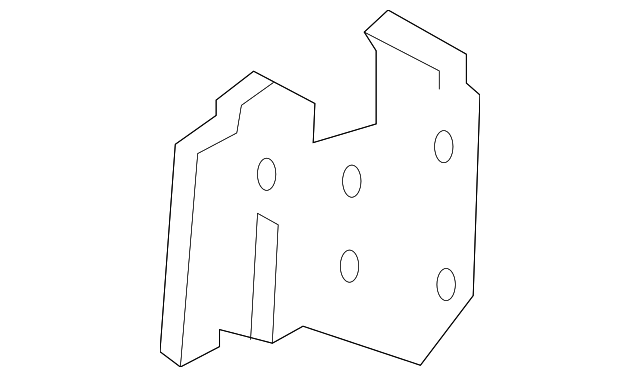 2019-2024 Cadillac XT4 Passenger Side Front End Upper Tie Bar Bracket ...