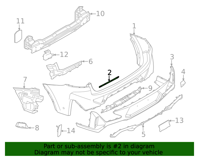 Genuine BMW 51-12-9-853-437 | Bumper Cover Holder | FREE Shipping on ...