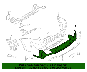 51125a41f97 - 2022 BMW X4 Lower Cover (51-12-5-A41-F97) | BMW of South ...