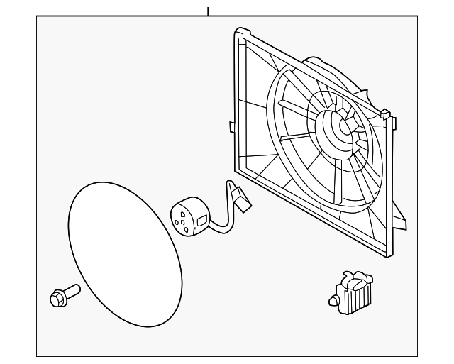 25380-3R610 - Fan Assembly 2011-2013 Kia Optima | Kia.Parts Store