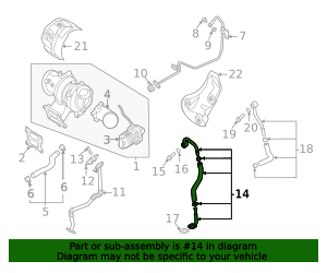 28250-2S300 - Turbocharger Coolant Line 2021-2024 Kia | Kia.Parts Store