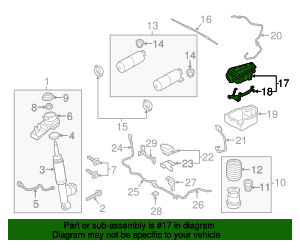 2016-2020 Volvo Air Suspension Compressor 32315091 | TascaParts.com