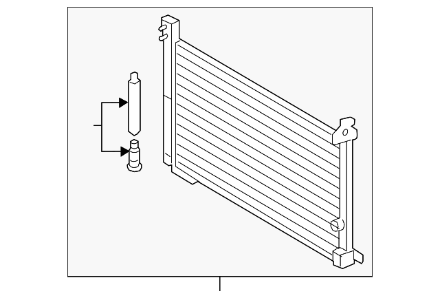 884A0-50040 - Condenser Assembly 2018-2024 Lexus LS500 | Longo Lexus Parts