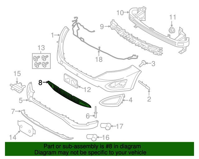 2015-2018 Ford Edge OEM NEW Ford 2015-2018 Edge Titaniuum SEL Sport ...