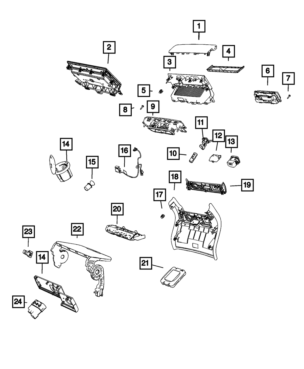 2022 Jeep Center Stack 68438396AK | Miracle Mopar