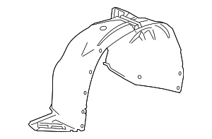 2018-2021 Chevrolet Traverse Fender Liner 84865963 | GMPartsDirect.com