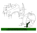 2018-2024 Chevrolet Driver Side Front Compartment Splash Shield ...