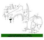 2018-2024 Chevrolet Front Driver Side Fender Front Bracket 84921337 GM ...