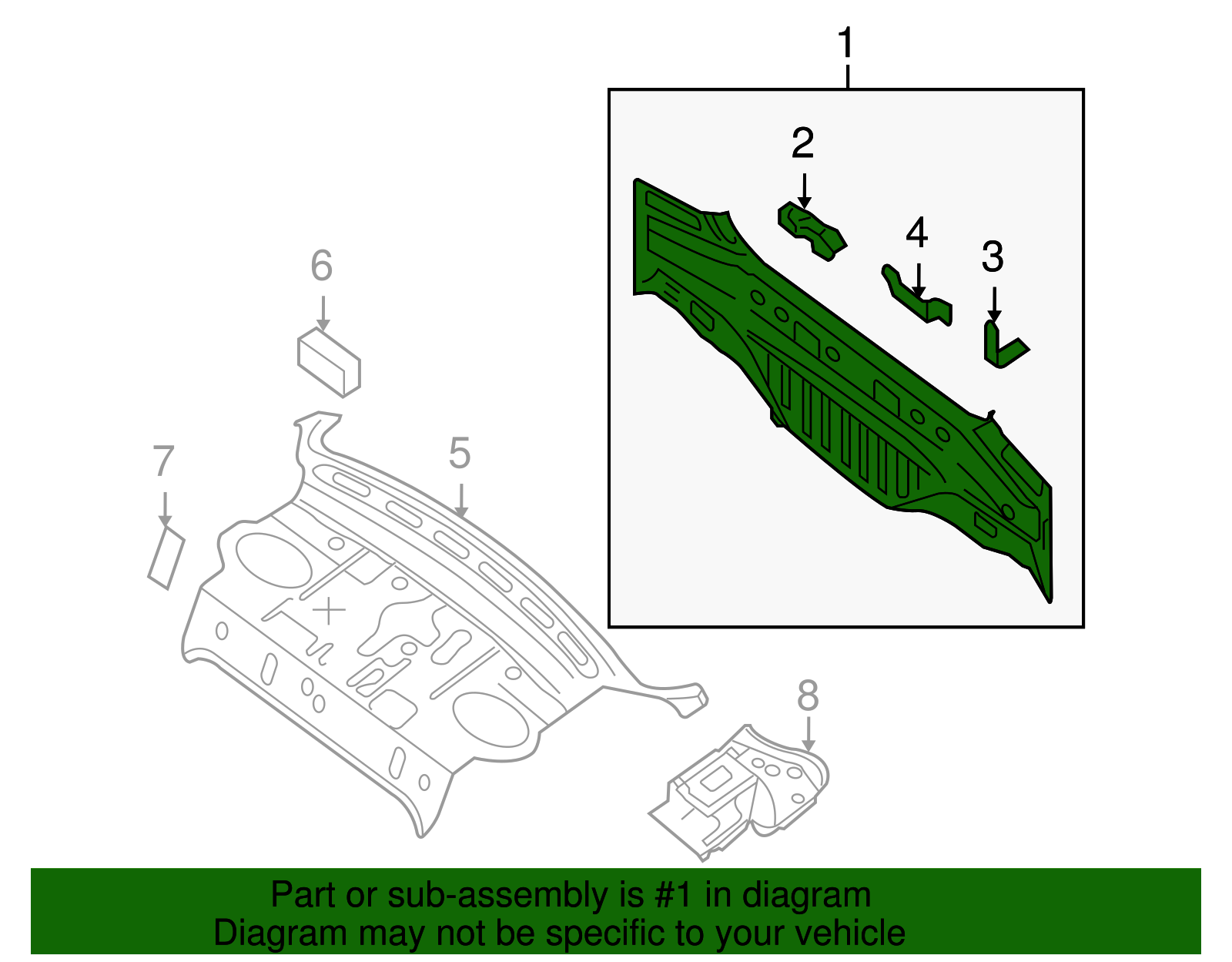 2007-2012 Nissan Altima Rear Body Panel G9110-JA0AA | OEM Parts Online
