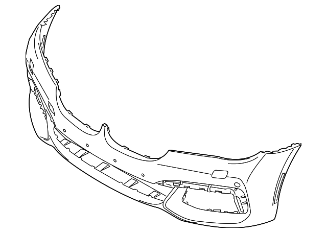 51118064755 - 2016-2019 BMW Bumper Cover (51-11-8-064-755) | BMW of ...