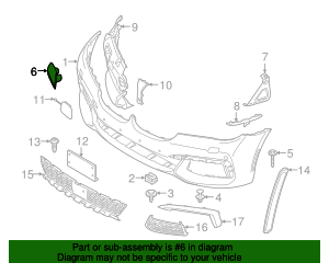 Genuine BMW 51-11-8-064-746 | Lmp Washer Cover | FREE Shipping on Most ...