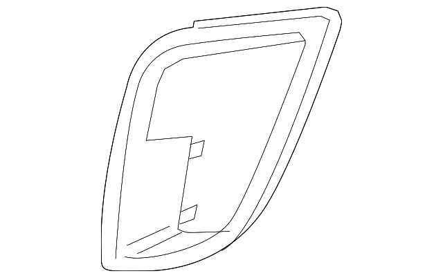 Genuine OEM Passenger Side Front Bumper Fascia Outer Insert Molding ...