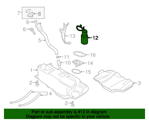 991-620-141-01 - Electric Fuel Pump 2012-2019 Porsche | AutoNationParts.com