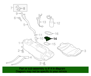 Genuine Porsche 991-201-421-00 |Fuel Pump Hanger | FREE Shipping on ...