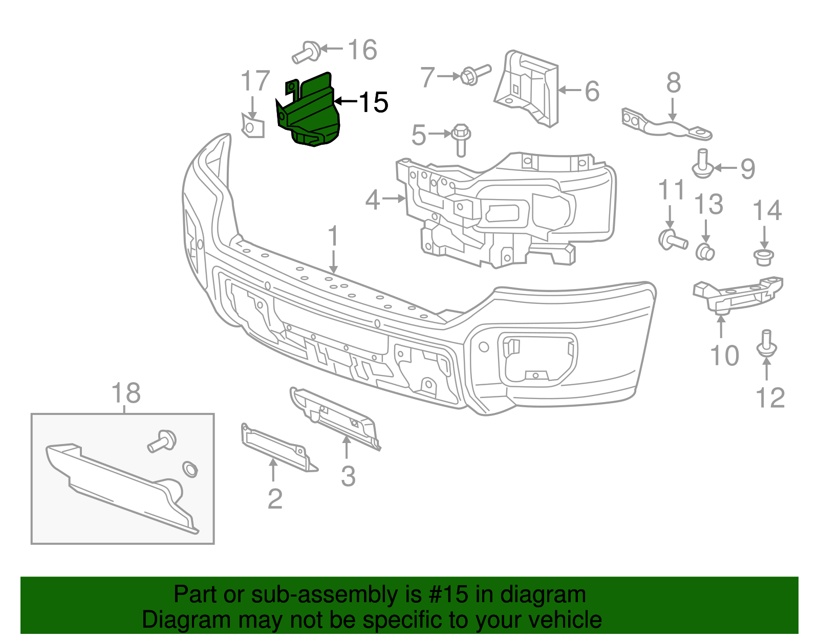 2015-2017 GM Transfer Case Under Body Shield 23269406 | GM Parts Center