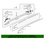 2015-2021 Honda Clip, Cover 75274-STX-A11 | Cheaper Honda Parts