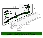 75250-TGS-A01 - Rail Assembly R Roof - 2019 2020 Honda Passport | Honda ...