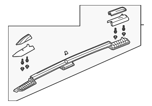 75250-TGS-A01 - Rail Assembly R Roof - 2019 2020 Honda Passport ...