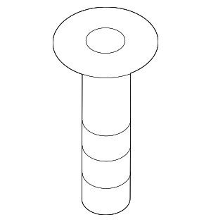 90101-TGS-A01 - Roof Rail Bolt 2019-2023 Honda Passport | Honda Parts ...