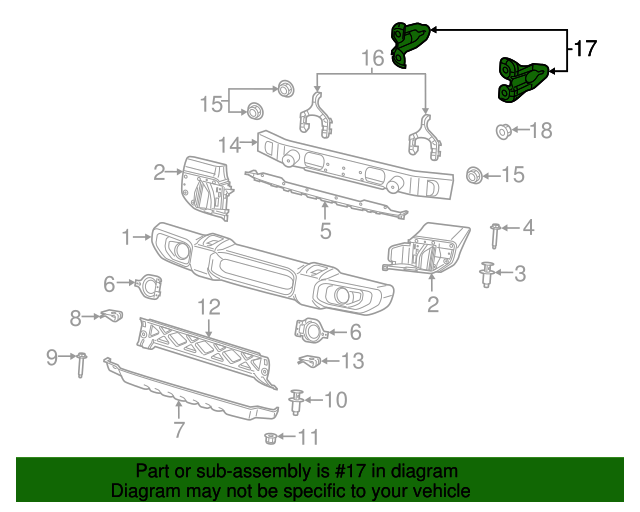 2020-2023 Jeep Reinforced Bracket 68351157AB | Canada Mopar Parts