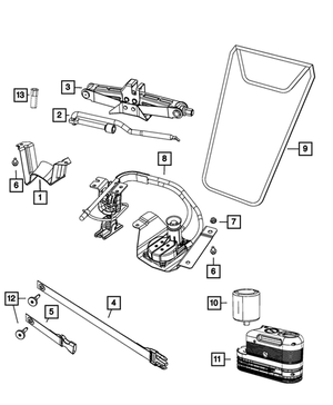 2007-2024 Mopar Hex Flange Head Bolt 6105048AA | Mopar Online Parts