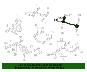 2015-2017 Kia K900 Trailing Arm 55270 3T100 | OEM Parts Online
