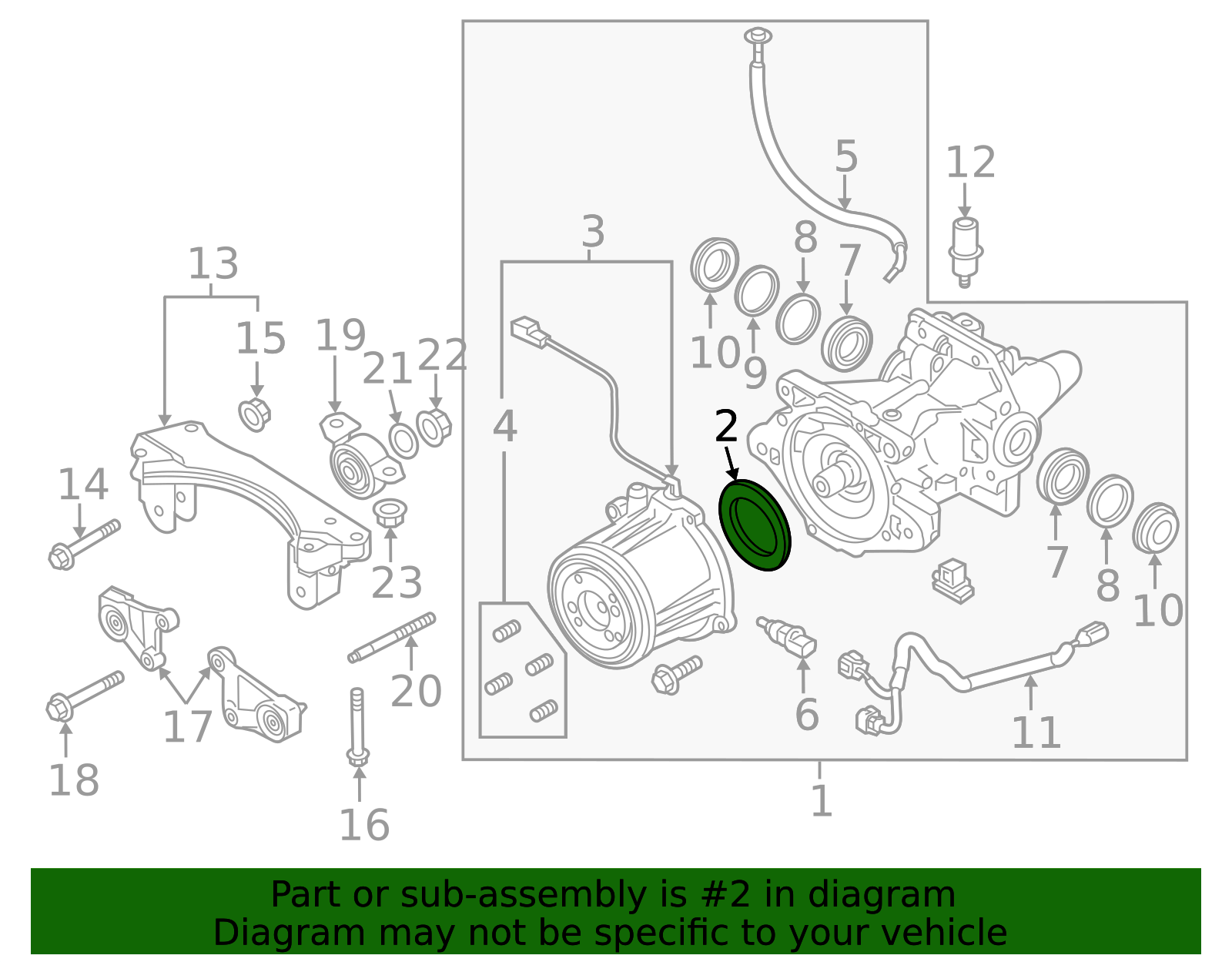 2013-2024 Mazda Pinion Shaft Seal KA01-27-165 | Mazda-Parts