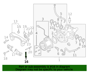 2011-2021 Mazda Differential Mount Mount Bolt 9YA4-2A-202A ...