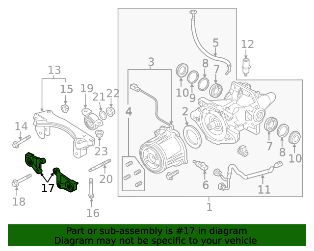 2016-2021 Mazda CX-3 Mount Bracket D10H-28-68X | Mazda-Parts