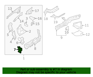 Genuine Bumper Bracket for 2019-2022 Volvo XC40 | Part# 32277219 | Over ...