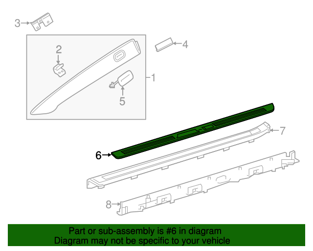 2015-2021 Mercedes-Benz Door Trim Sill Plate Insert 217-680-04-35 ...
