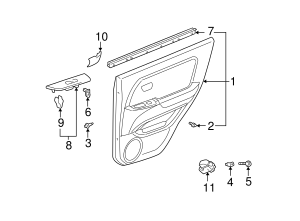 90901-89021 - Trim Panel Assembly Grommet - 1999-2006 Lexus | MyLexusParts