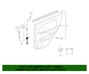 1999-2007 Lexus Trim Panel Assembly Clip 90467-07066-A0 | Longo Lexus