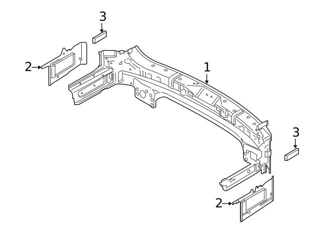 2020-2021 Kia Telluride Rear Body Panel 69100-S9000 | TascaParts.com
