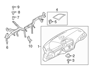 51459270595 - 2014-2017 BMW Instrument Panel (51-45-9-270-595) | BMW of ...