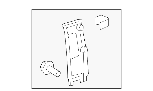 62420-0C040-B2 - Upper Center Pillar Trim - 2007-2020 Toyota | Nucar ...
