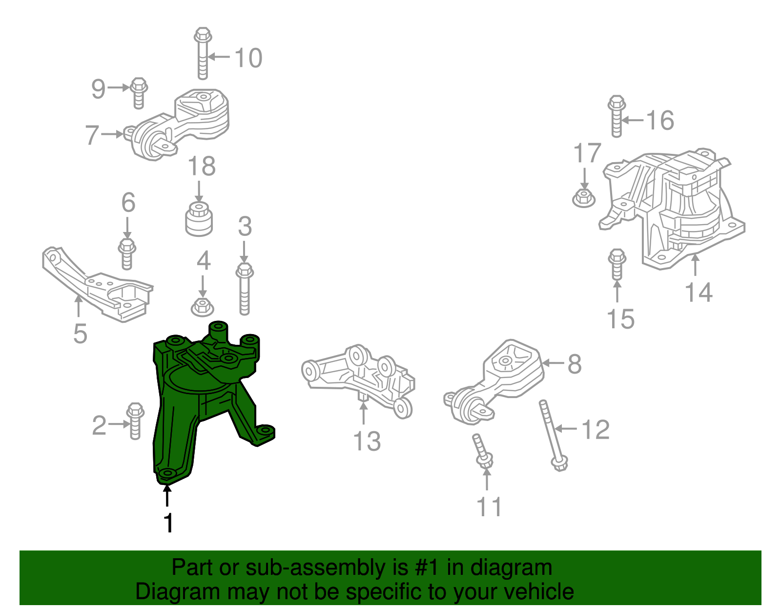 50820-TLA-A01 - Side Mount 2017-2022 Honda CR-V | Honda Parts Online